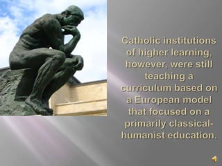 Catholicism, Science And Education | PPTX