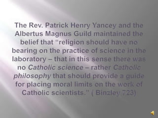 Catholicism, Science And Education | PPTX