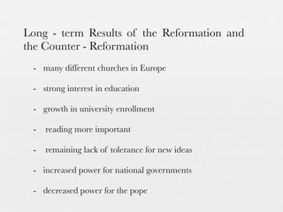 Catholic reformation | PPT