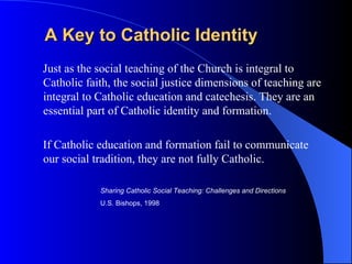 Catholic social teaching | PPT