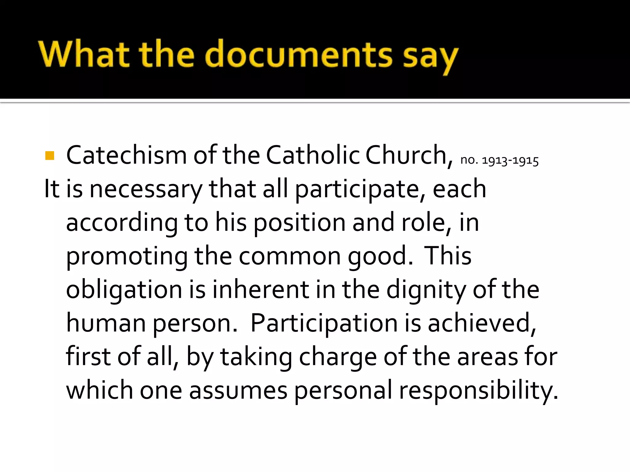 Catholic Social Teaching | PPTX