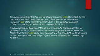 Catholic social teaching on labor | PPTX