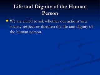 Catholic Social Teaching Ppt | PPT