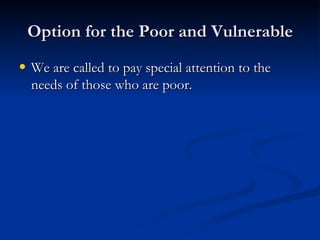 Catholic Social Teaching Ppt | PPT