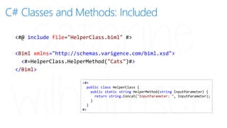 Don't Repeat Yourself - Agile SSIS Development with Biml and BimlScript ...