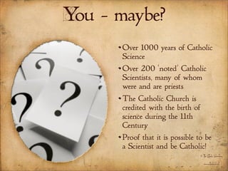 Religious Catholic Scientists - Part 1 | PDF
