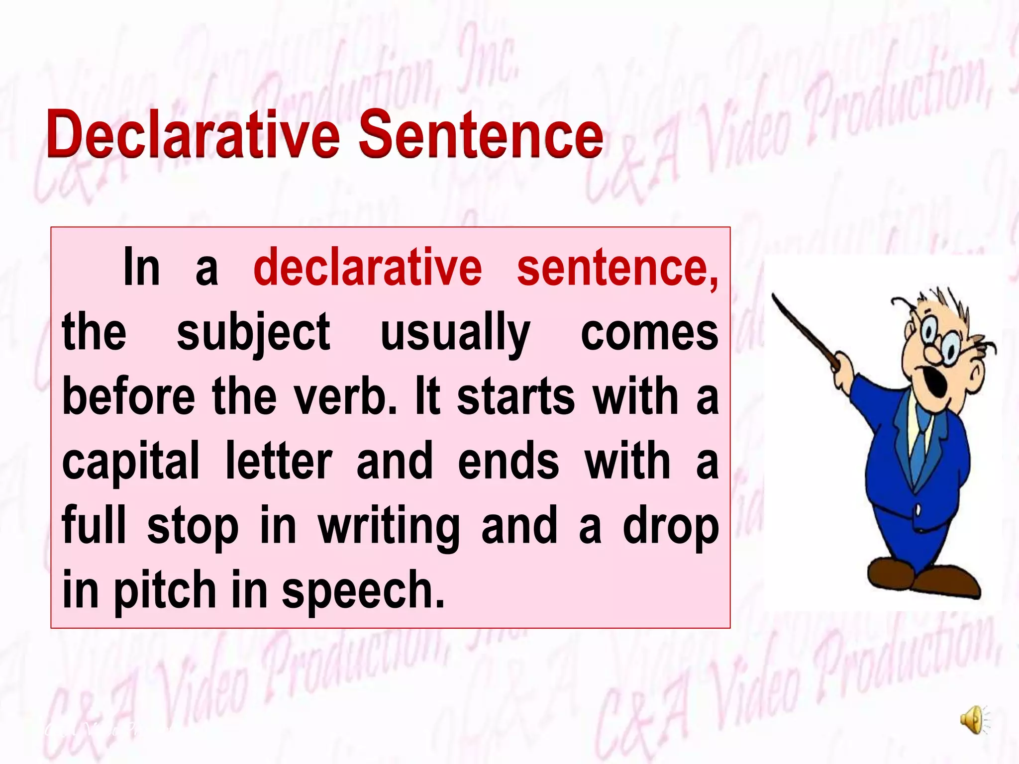 Types of Sentences | PPSX