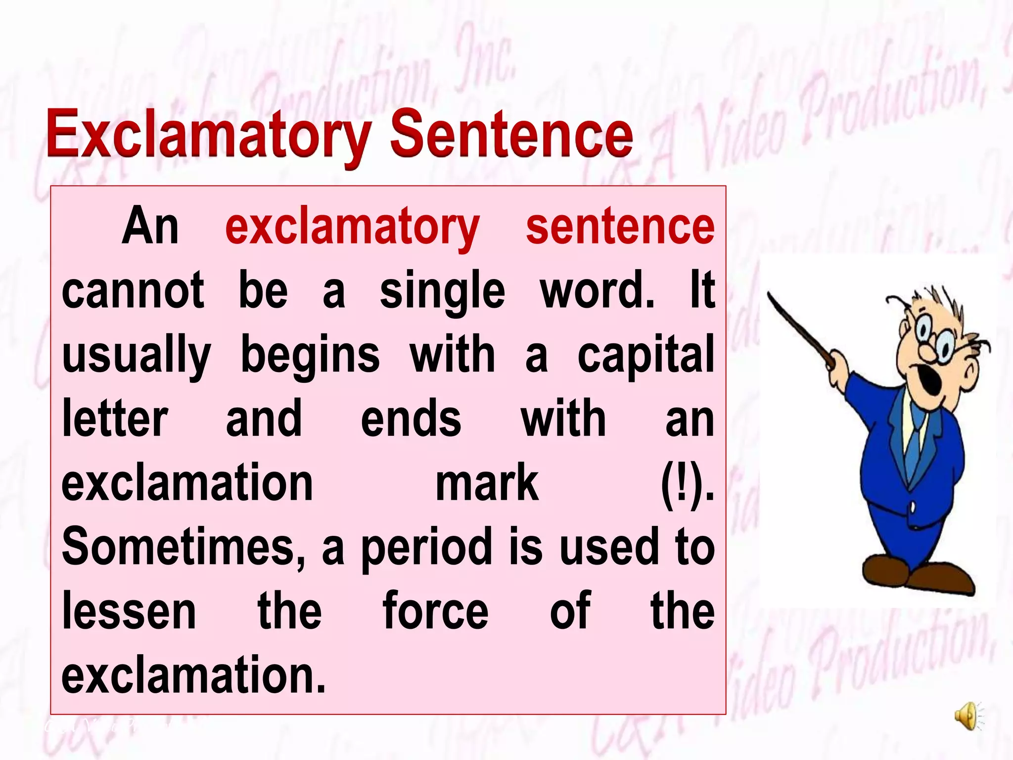 Types of Sentences | PPSX