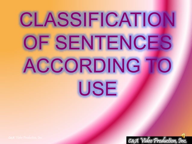 Types of Sentences | PPSX