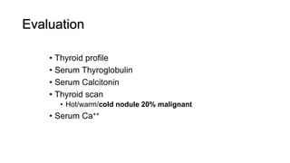Ca thyroid | PPTX