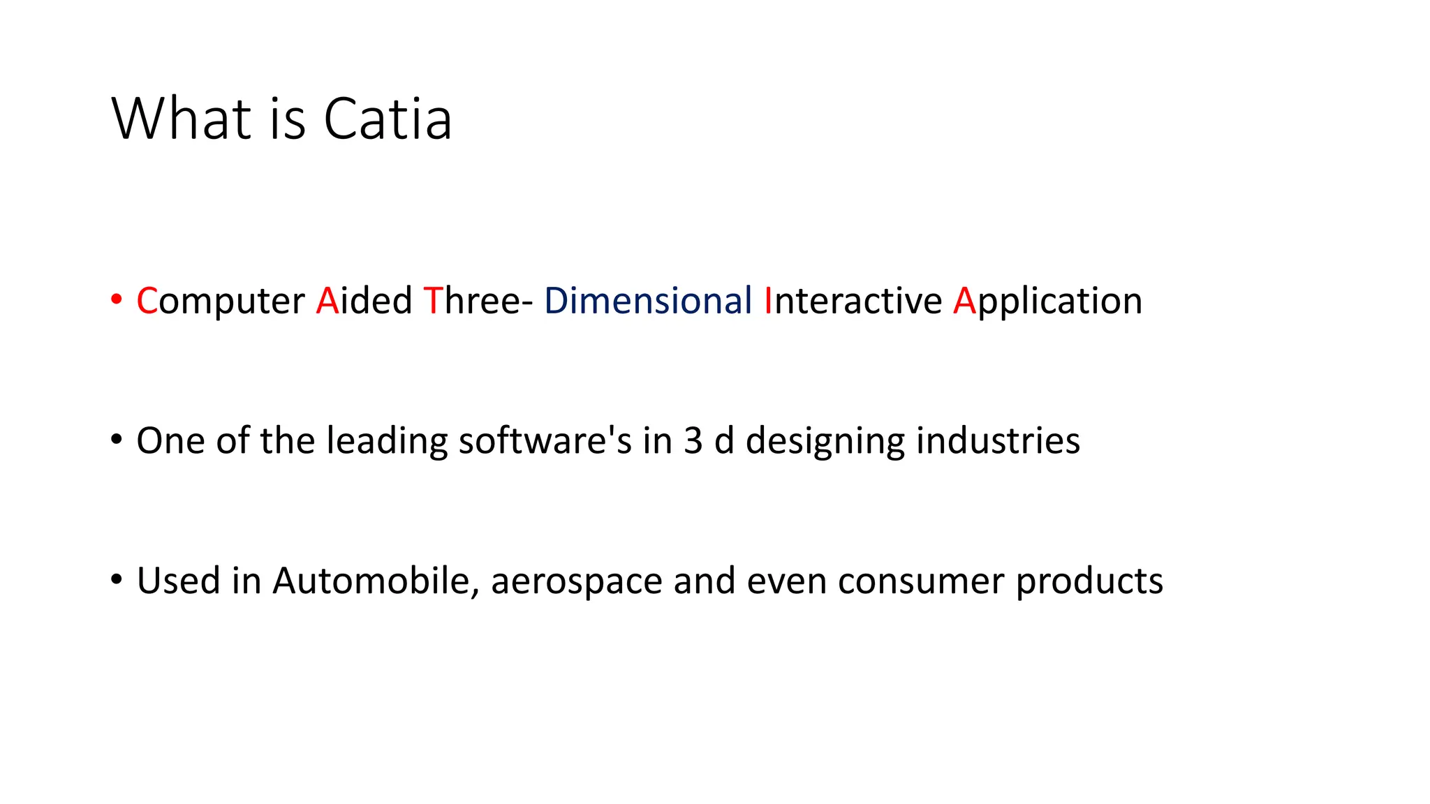 About Catia V5 uses and advantages and job opertunities | PPTX