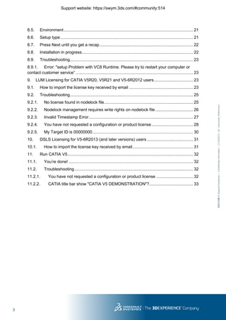 Catia -installation guide | PDF