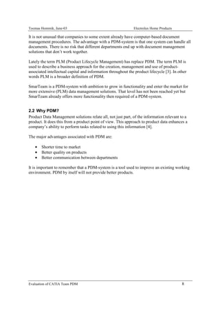 Catia team pdm | PDF