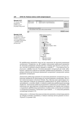 CATIA V5. Podstawy budowy modeli autogenerujących | PDF