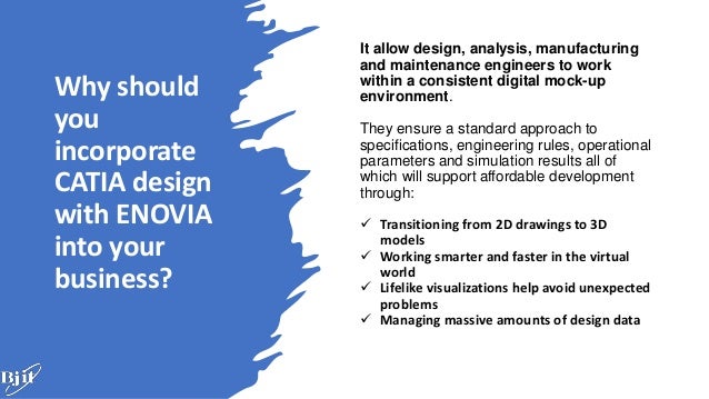CATIA X ENOVIA: A Game Changer for Business & Innovation | PPTX