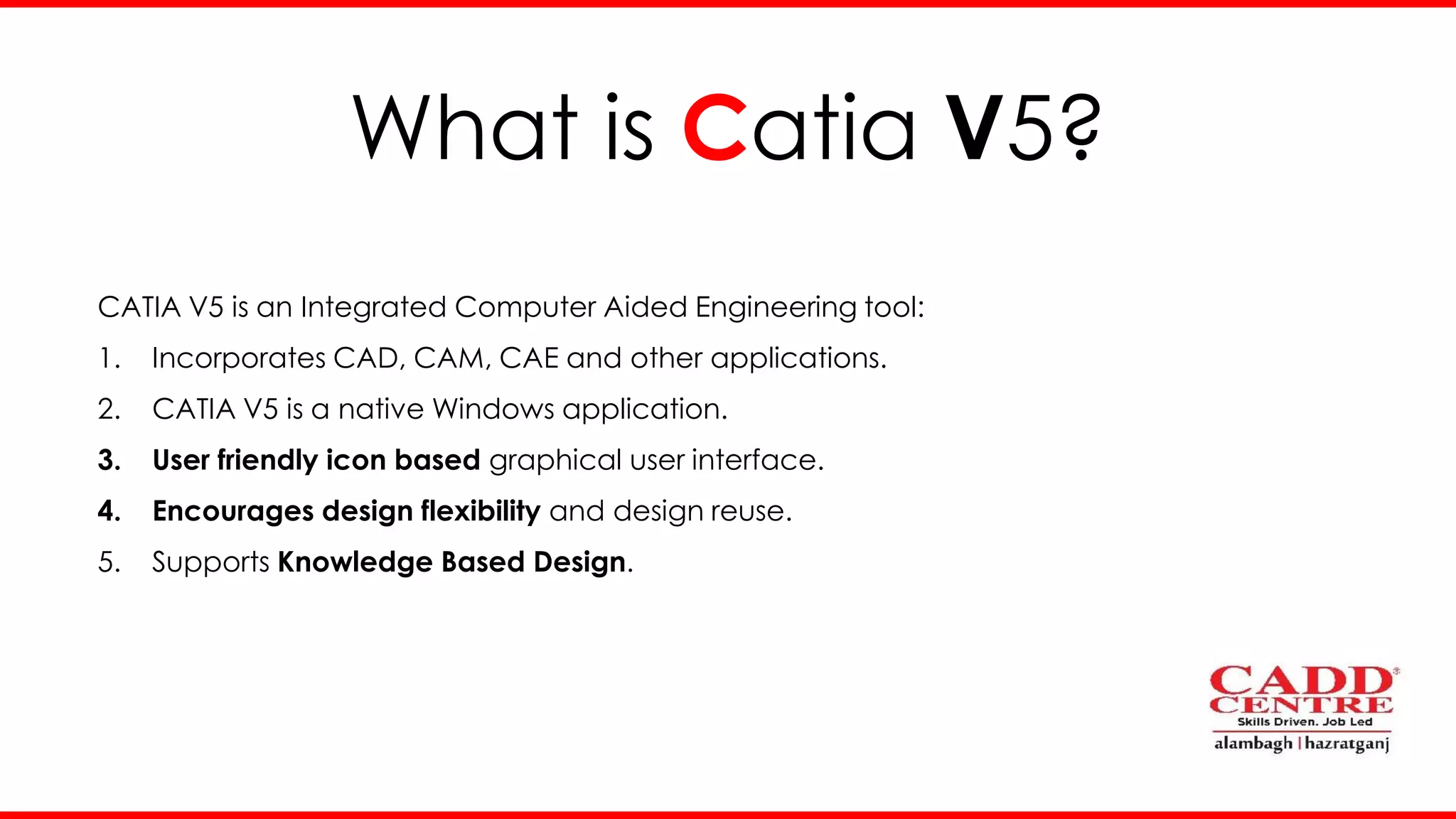 Catia essential and advanced cadd centre | PDF