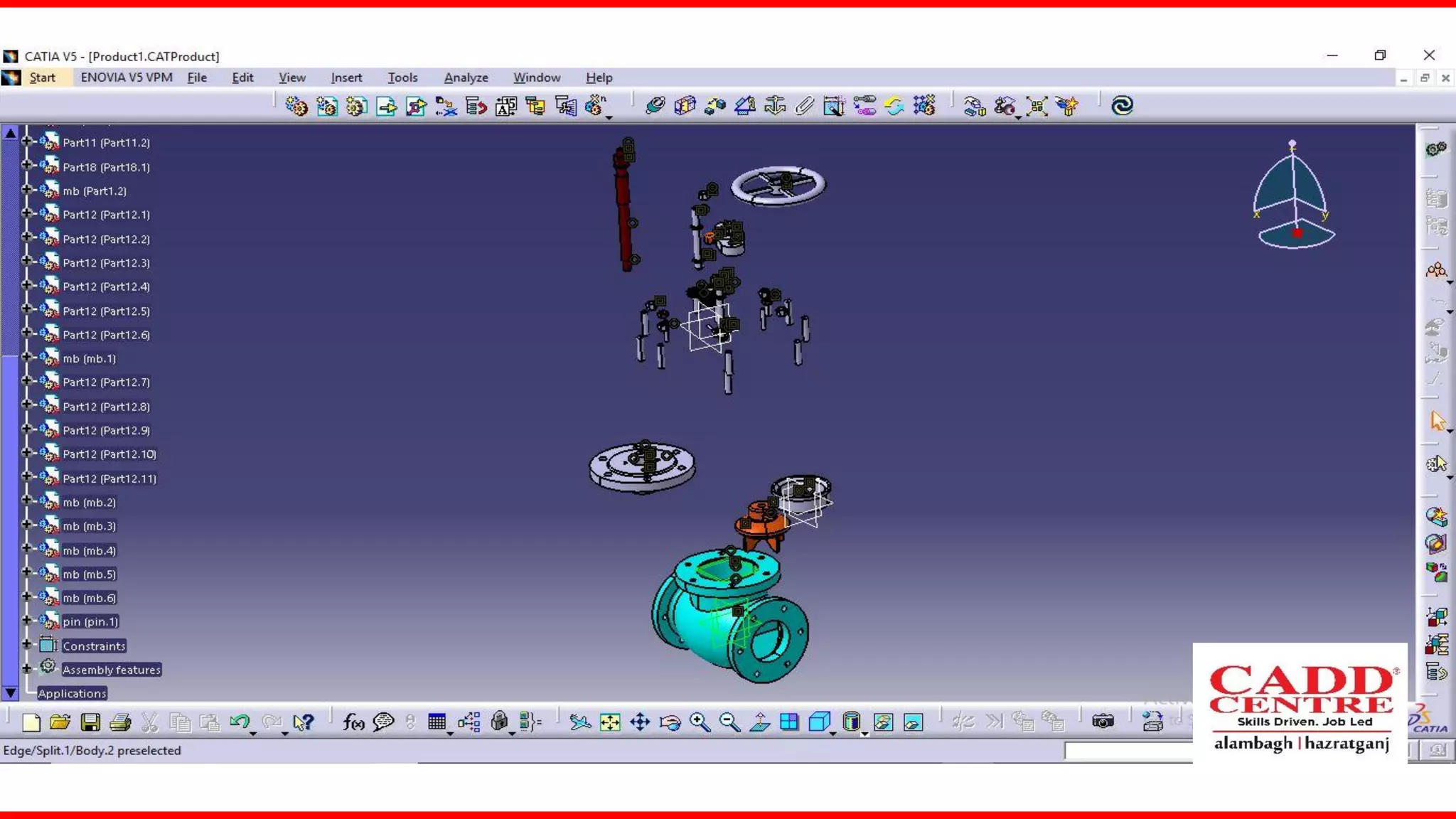 Catia essential and advanced cadd centre | PDF