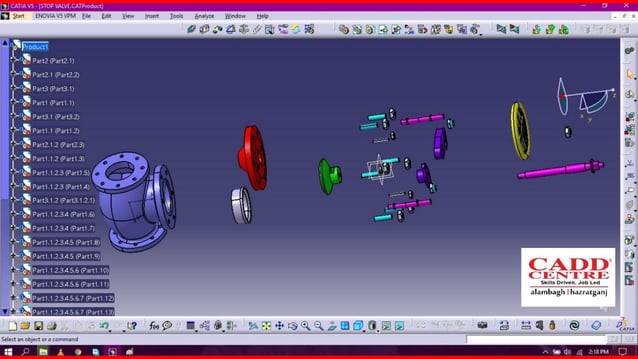 Catia essential and advanced cadd centre | PDF | Drawing and Sketching ...