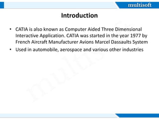 CATIA – Designing and Development | PPTX