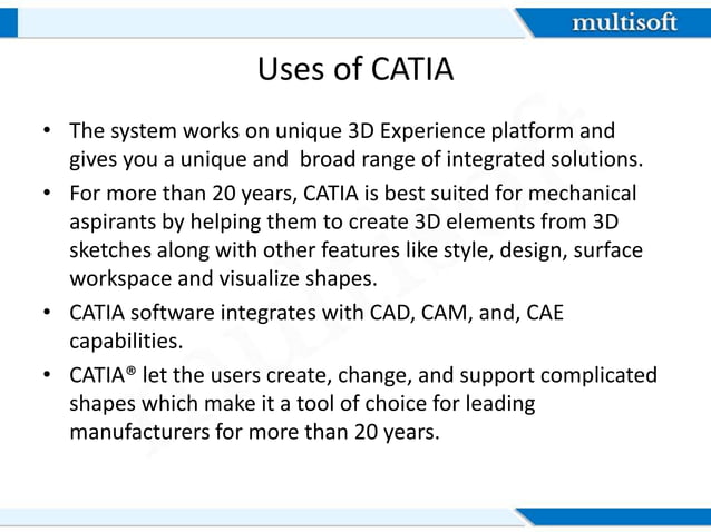 CATIA – Designing and Development | PPTX | Technology & Computing