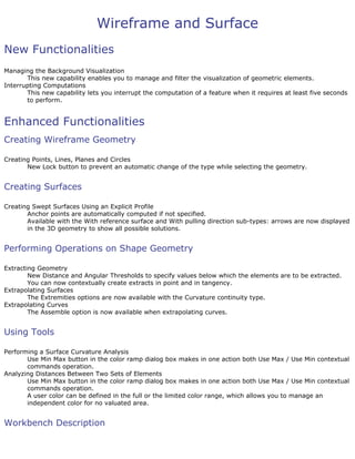 Catia product enhancement_overview_v5r16 | PDF