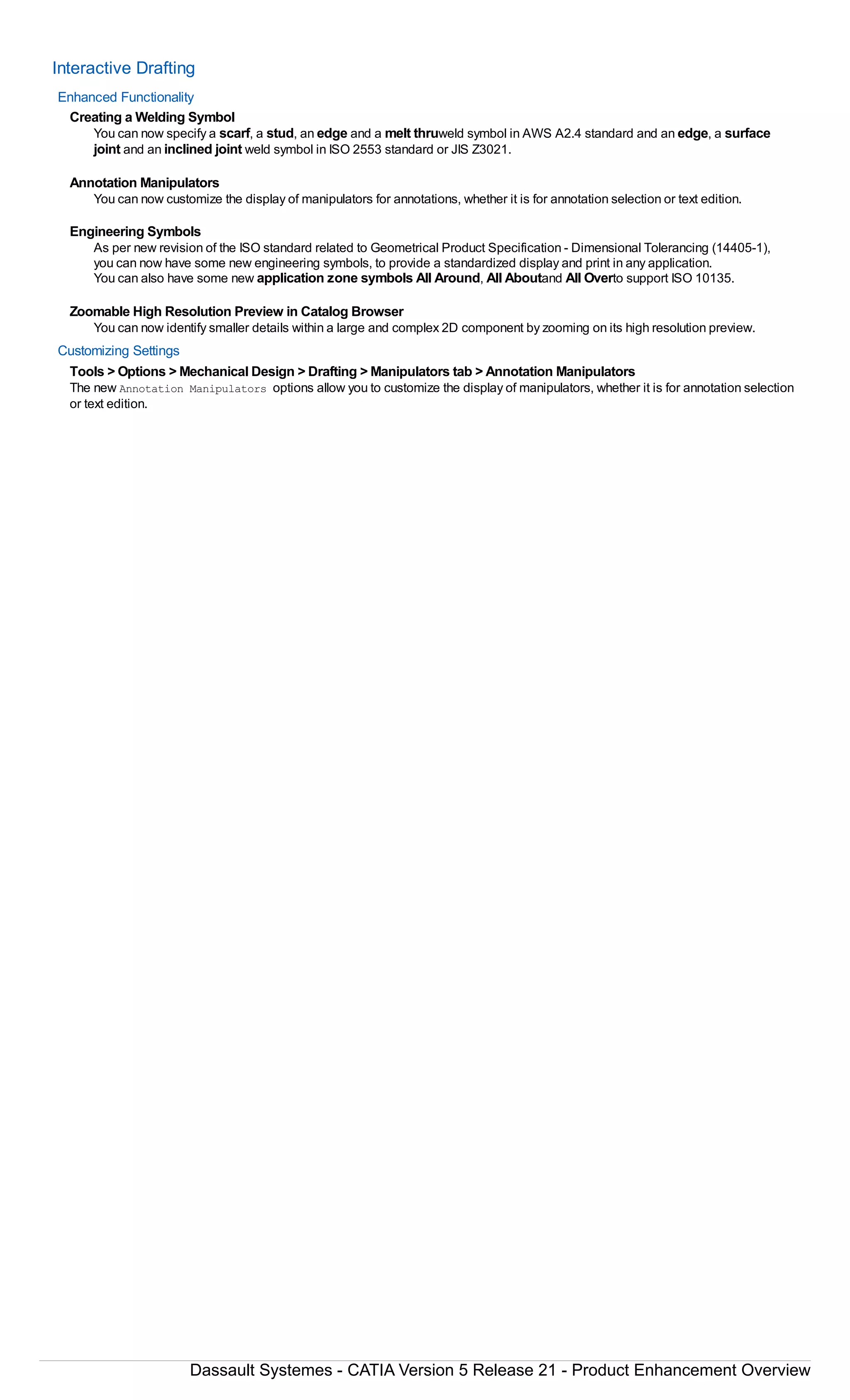 Catia product enhancement_overview_v5_r21 | PDF