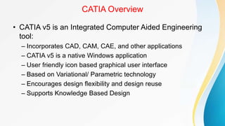 Catia sketcher workbench | PPTX