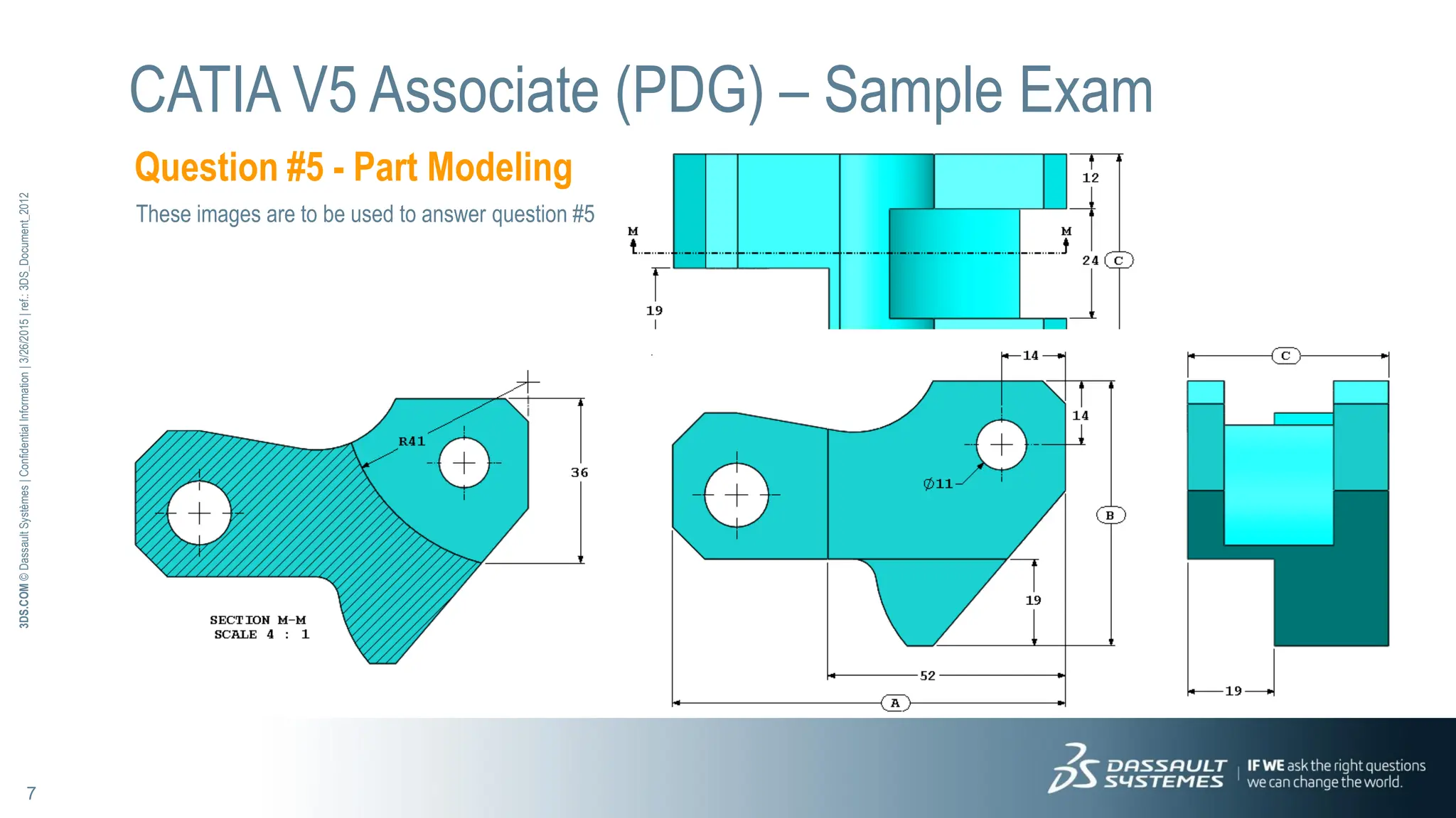 CATIA V5 Associate_Sample Exam-PDG(PART Design) | PDF