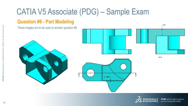 CATIA V5 Associate_Sample Exam-PDG(PART Design) | PDF | Graphics Software | Computer Software ...