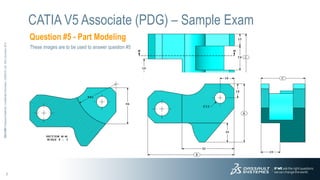 CATIA V5 Associate_Sample Exam-PDG(PART Design) | PDF