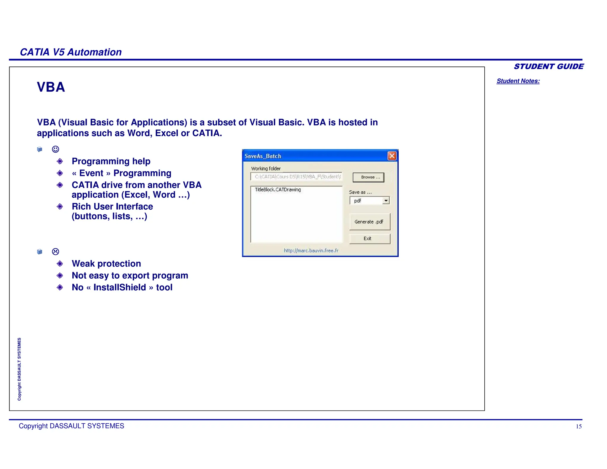 CATIA V5 Automation VB script.........pdf | Operating Systems | Computer Software and Applications