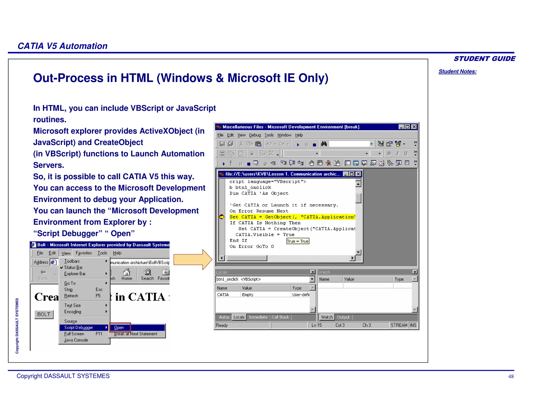 CATIA V5 Automation VB script.........pdf | Operating Systems | Computer Software and Applications