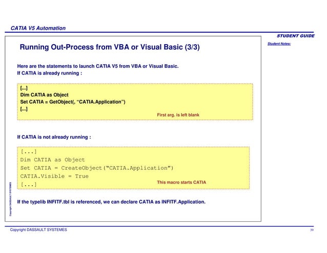 CATIA V5 Automation VB script.........pdf | Operating Systems | Computer Software and Applications