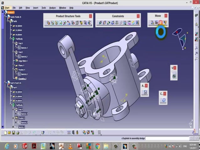 Catia v5 lecture notes | PDF