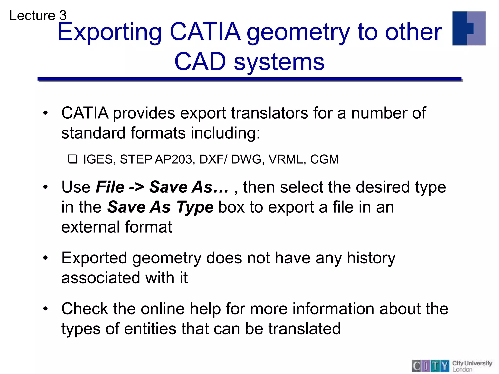 CATIA V5 Lectures.ppt