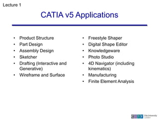 CATIA V5 Lectures.ppt