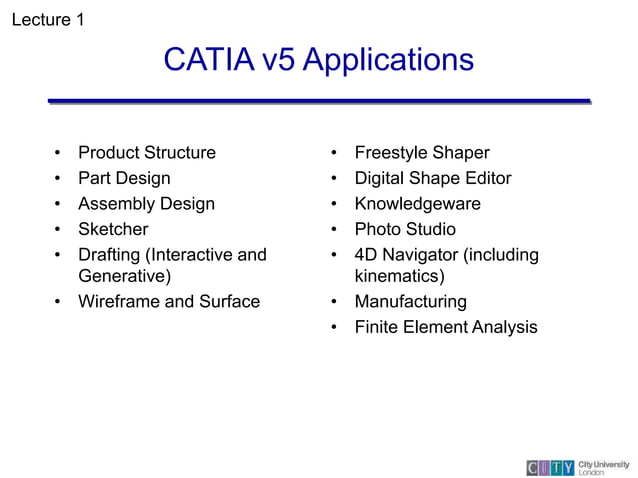 CATIA V5 Lectures.ppt
