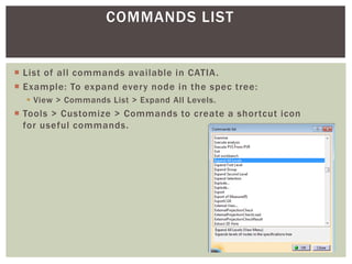 CATIA V5 Tips and Tricks | PDF