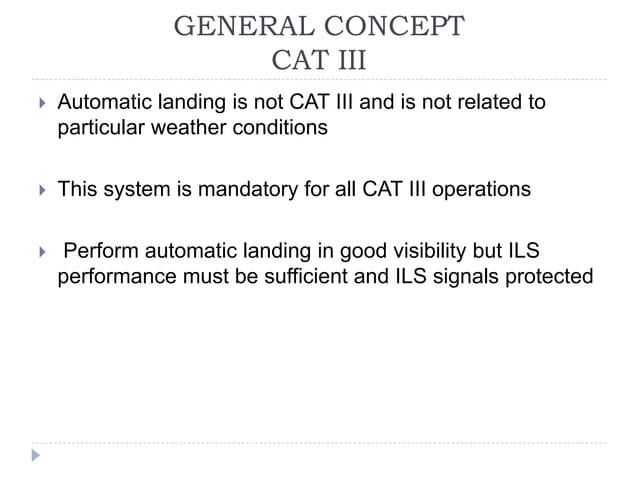 Cat i;ii;iii operations jakub muransky | PPTX | Air Travel | Travel Type