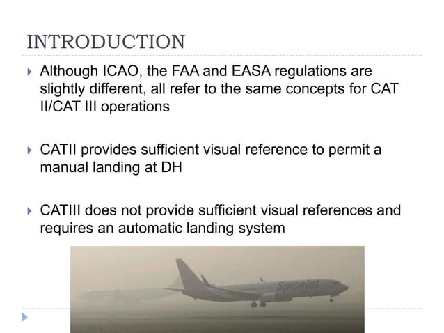 Cat i;ii;iii operations jakub muransky | PPTX | Air Travel | Travel Type