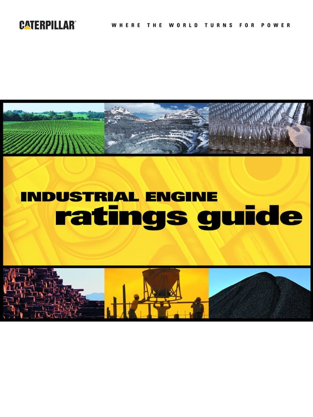 Cat industrial engines brochure | PDF | Auto Type | Automotive