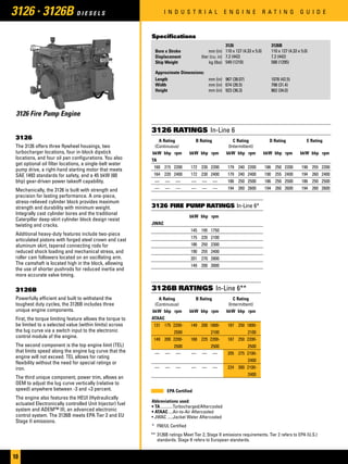 Cat industrial engines brochure | PDF