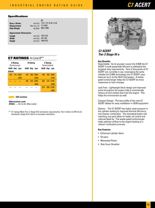 Cat industrial engines brochure | PDF