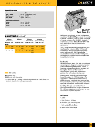 Cat industrial engines brochure | PDF