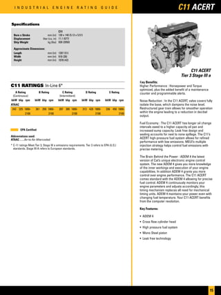 Cat industrial engines brochure | PDF