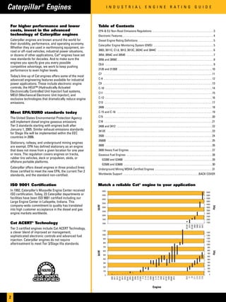 Cat industrial engines brochure | PDF