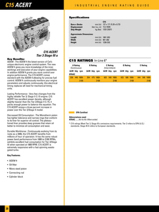 Cat industrial engines brochure | PDF