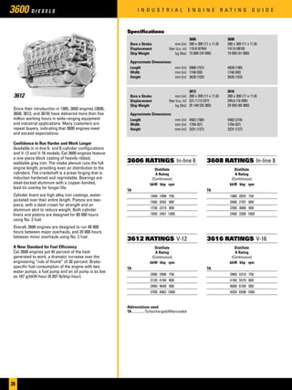 Cat industrial engines brochure | PDF