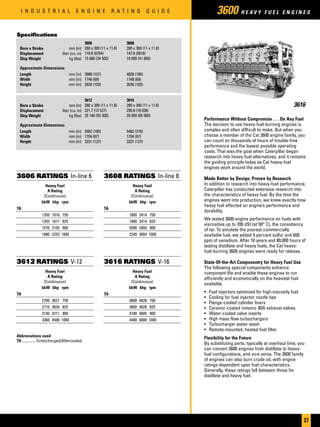Cat industrial engines brochure | PDF