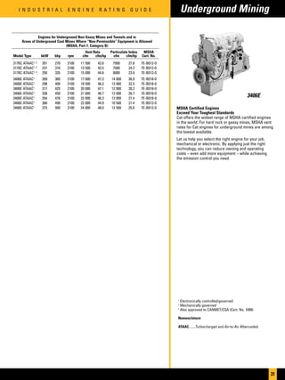 Cat industrial engines brochure | PDF